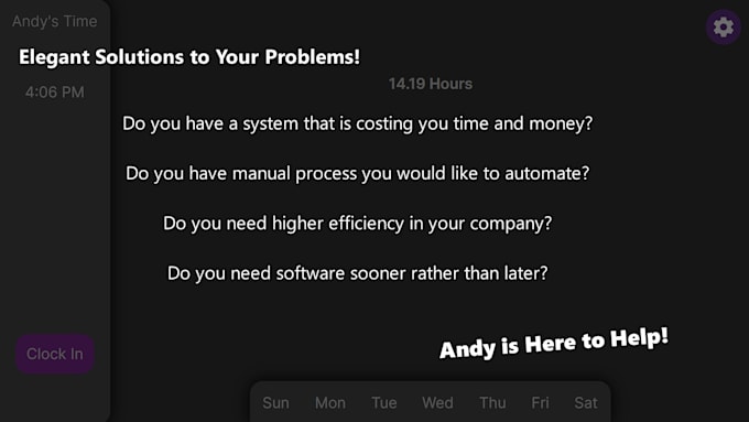 Program a custom frontend, backend, or desktop application by Andy ...