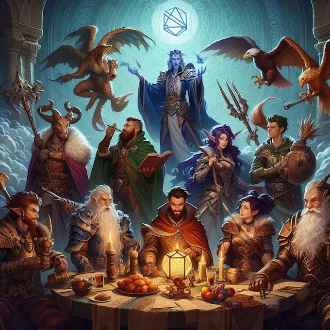 Create a dnd party art that you want by Tanquinie | Fiverr