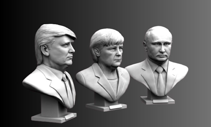 Realistic 3d head bust full body model for stl printing by Thecrown ...