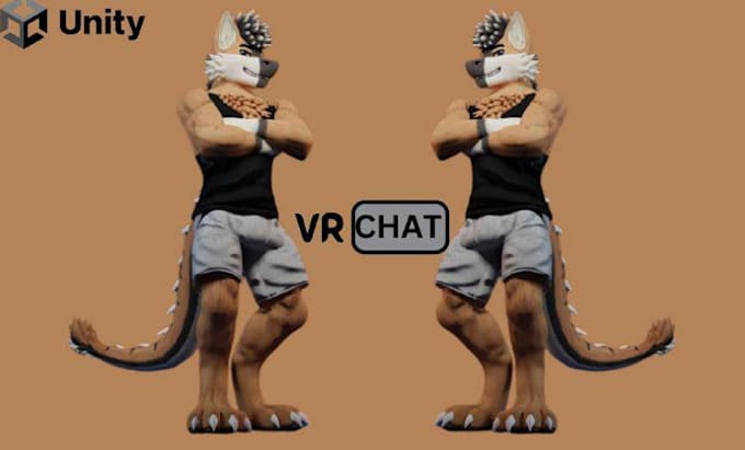 Vrchat avatar furry avatar anime nsfw vr character vrc avatar vroid 3d ...