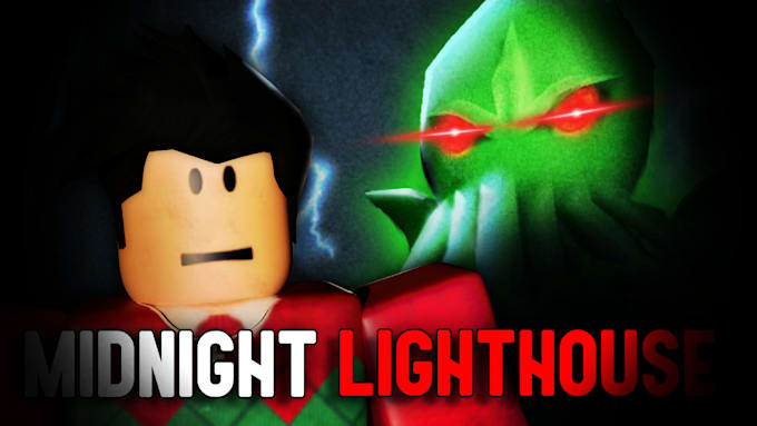 Make you a good roblox horror game thumbnail for youtube by Skeptikor ...