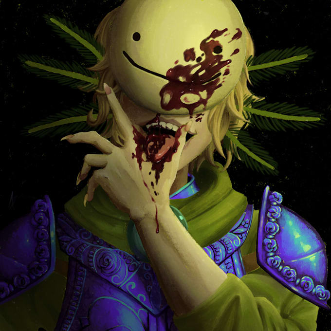 Do an art commission semi realistic anime style by Egoenter | Fiverr