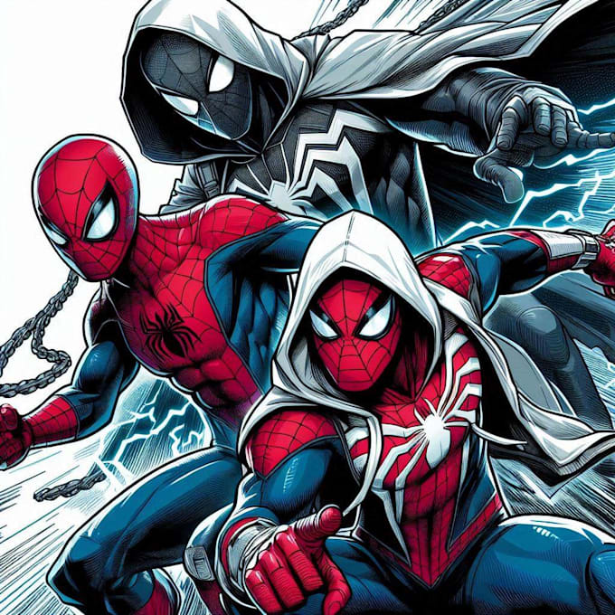 Create superhero character for comics cartoon by Plipeorsh | Fiverr