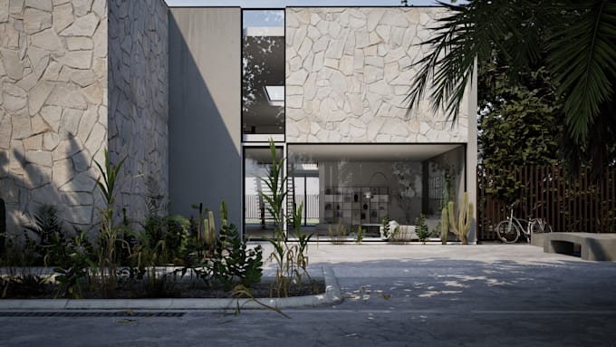 Render high quality 3d exterior architectural visualization by ...