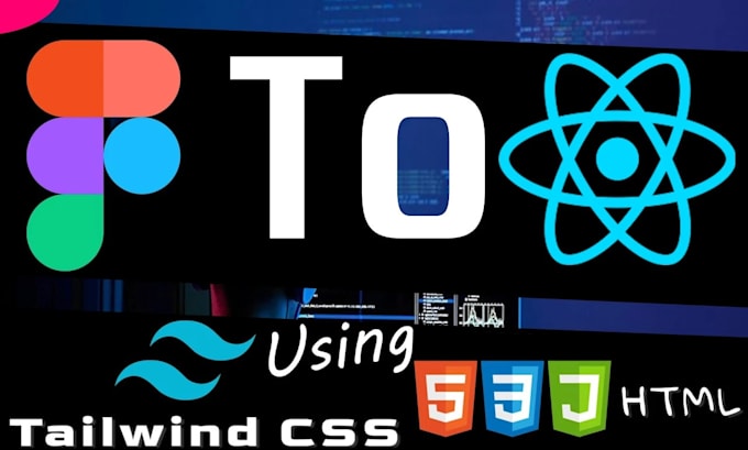 Convert psd design to react,with tailwindcss by Mdtanvirahmed10 | Fiverr