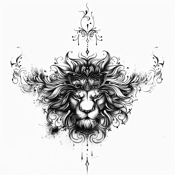 Draw a unique custom tattoo design, sleeve tattoo by Vincentrain | Fiverr