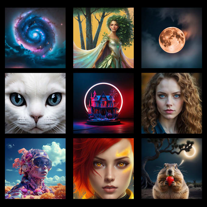 Create custom ai art with midjourney by Hiruwin | Fiverr