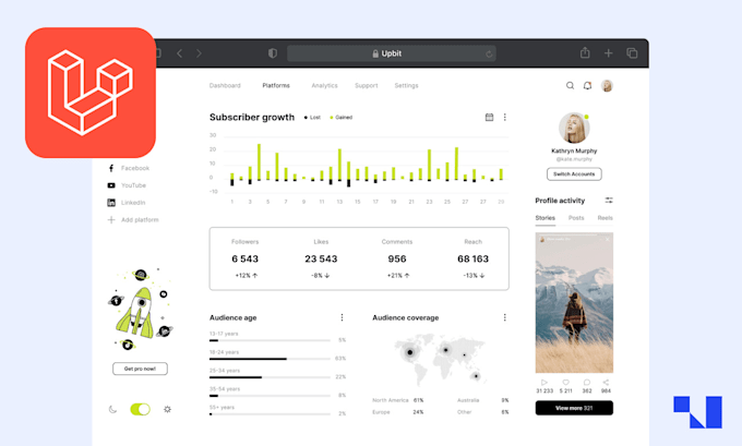 Create your php laravel website by Upbitnl | Fiverr