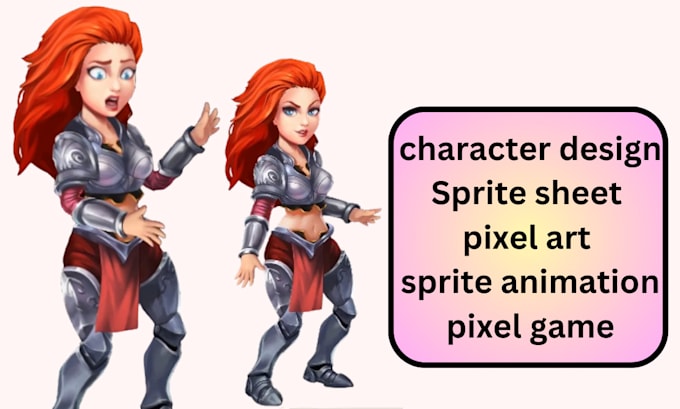 Create sprite sheet character pixel art minecraft game animation for ...