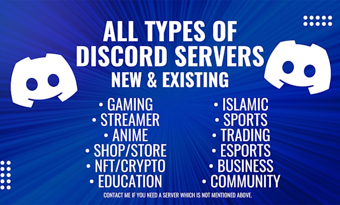 Setup custom discord server within 24 hours by Khiradmehmood | Fiverr