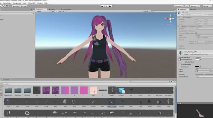 Edit, upload, optimize, add clothes, dps for vrchat avatar, furry ...