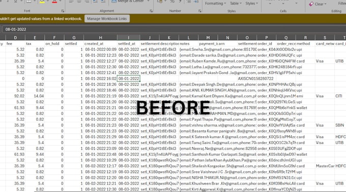 Clean ,organize ,format ,merge and split by Ayush_excel20 | Fiverr Clean ,organize ,format ,merge and split by Ayush_excel20 | Fiverr