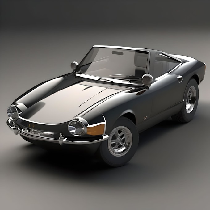 Create a realistic 3d car modeling rendering with rig vehicle and ...