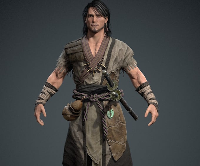 Design blender virtual realistic characeter,vrm,zbrush sculptor,ue ...