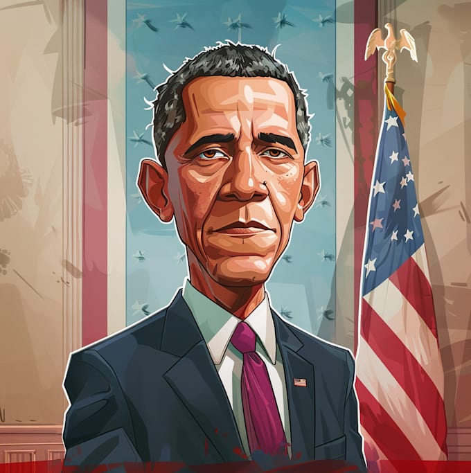 Draw a digital political cartoon by Yolozkhus | Fiverr