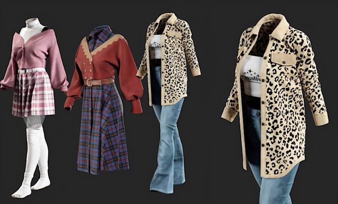 3d garment design marvelous designer second life clo3d tech pack ...