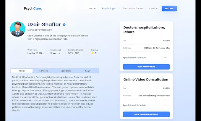 Create full stack net, react js web application and project by Uzairghaffar_ | Fiverr
