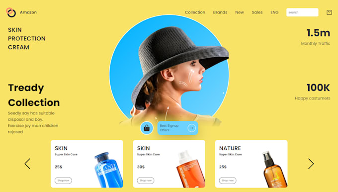 Be your front end web developer using html,css, tailwind css and react js by Mdjihadkhan00 | Fiverr