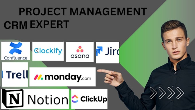 Setup trello basecamp bitrix24 asana monday clickup clockify jira project crm by Dmikee | Fiverr