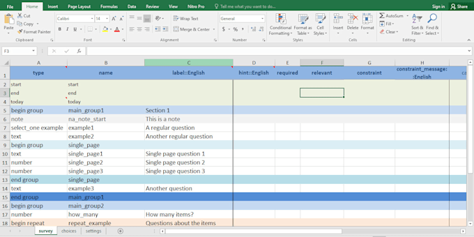 Create survey form for odk, kobotoolbox using xlsform by Gibsonkyle2023 | Fiverr