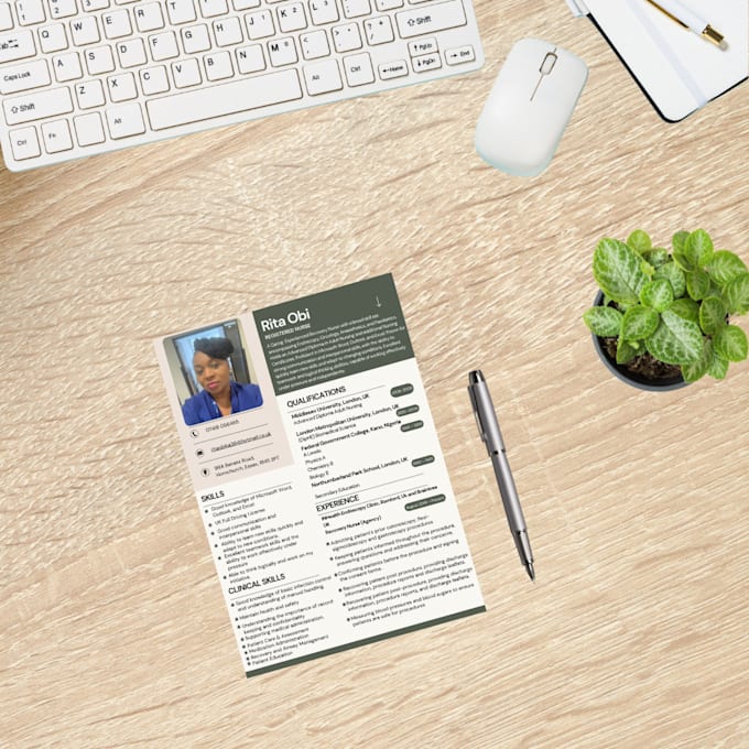 Design ats friendly, modern resume, cv maker for you by Urwa77 | Fiverr