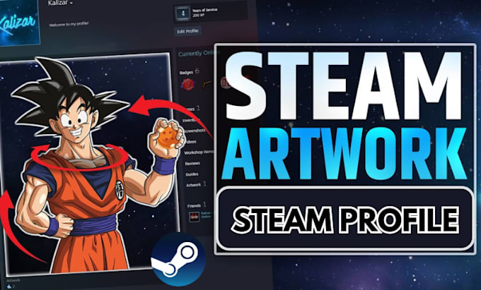 Make you a unique animated steam workshop or artwork and profile by ...