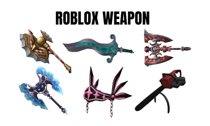 Build roblox accessories, 3d model, weapon model,ugc by Afeezco137 | Fiverr