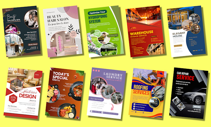 Create eye catchy custom flyer and poster designs within few hours by ...