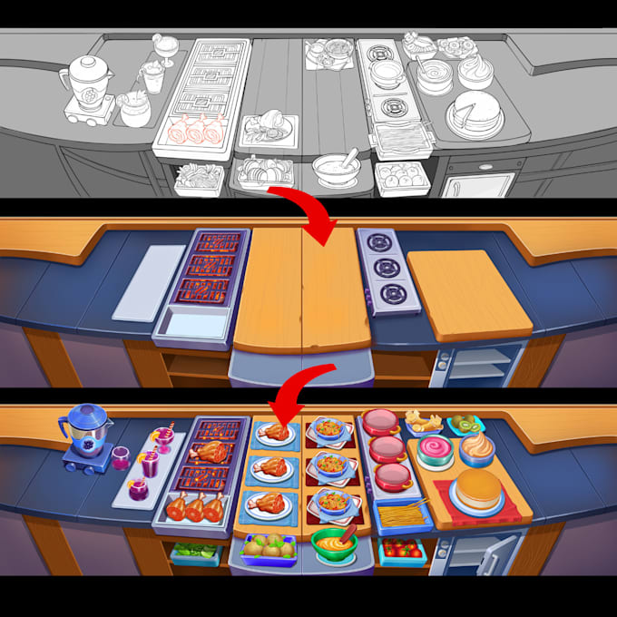 Design top quality 2d game art, props, icons and objects by Amollokare ...