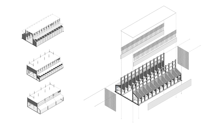 Create 3d, isometric, and axono, exploded diagram by Big_b1 | Fiverr