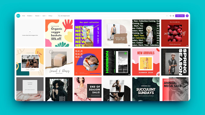 Design a canva templates for your social media posts by Imthadirshar ...
