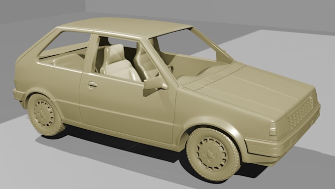 Create 3d vehicle car models for print and game ready by Hamza3779 | Fiverr