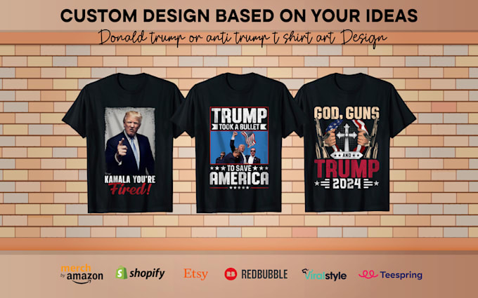 Do upcoming elections political t shirt design for pod by Design ...