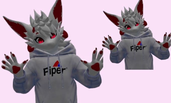 Create custom vrchat avatar furry model vrc avatar vtuber model anime ...