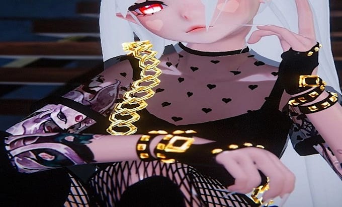 Custom 3d vrchat vtuber avatar model furry fursona avatar, vrchat ...