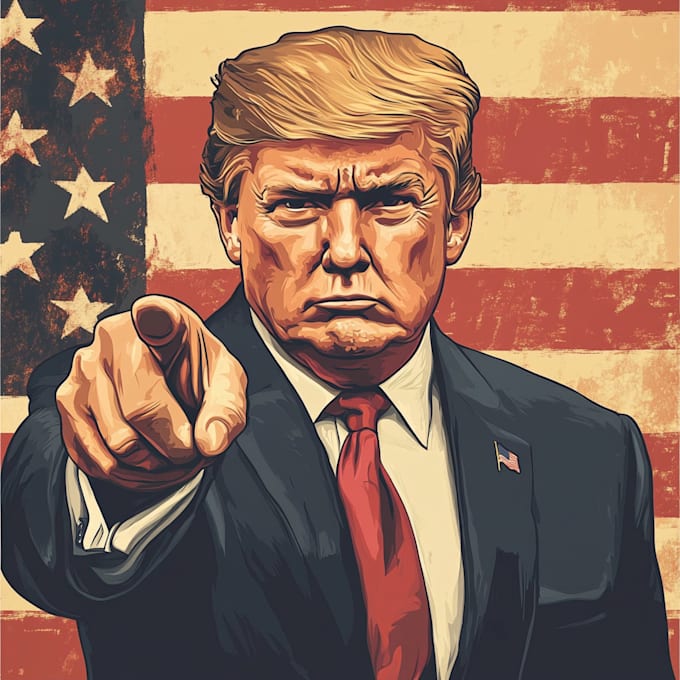 Create a unique political cartoon art by Nikelage | Fiverr