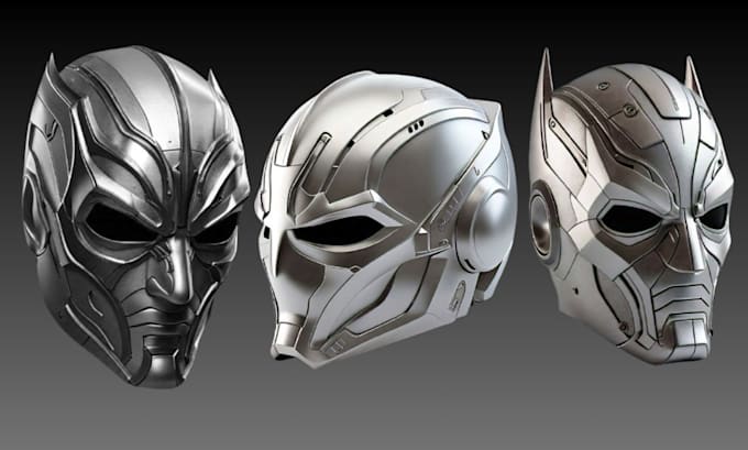 Do and print 3d helmet superhero helmet half mask gaming helmet for 3d ...