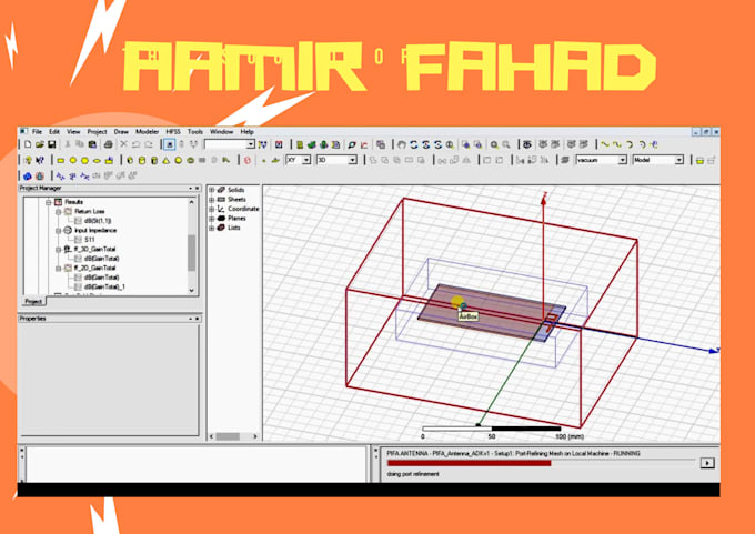 Professional rf microwave antenna using hfss,cst and ads by Muhammadaamir65 | Fiverr