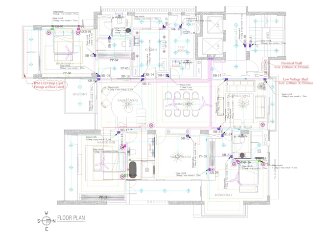 Create electrical drawing in autocad and revit by Mahabub_alom1 | Fiverr