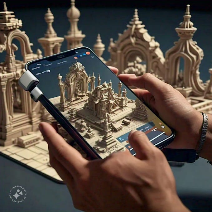 Ar augmented reality app for ios and android lidar scanner ar using unity 3d by Folioteam05 | Fiverr