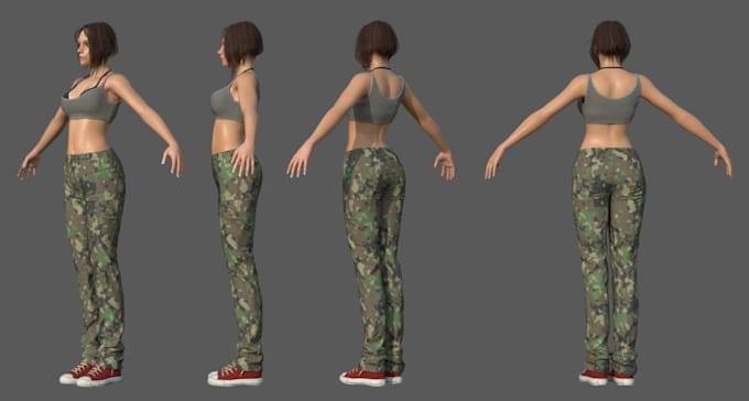 Create 2d to 3dimage, realistic nsfw metahuman, mona,human 3dmodel irl,daz asset by ...