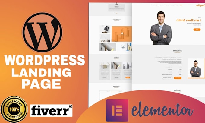 Build elementor pro landing page or wordpress landing page design by Robiul_khan1 | Fiverr