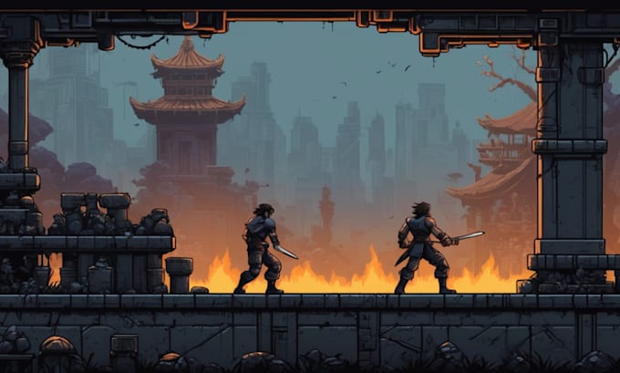 Crear pixel art, animación pixel art, personaje pixel art, animación 2d ...