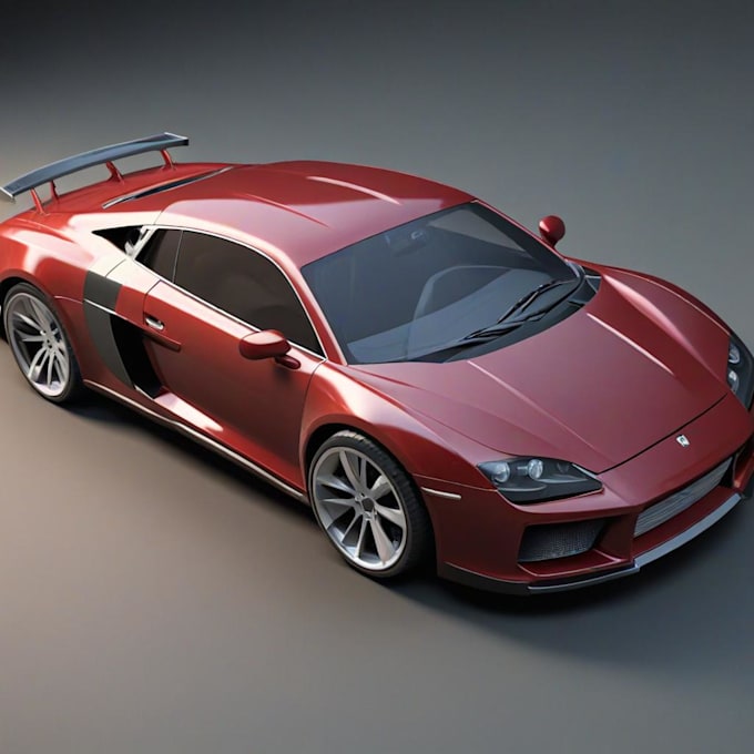 Do 3d car modeling, 3d car design, gta v, fivem, automotive, game ...