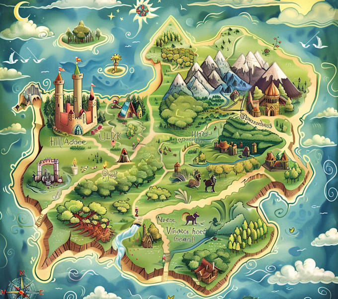 Create a fantasy maps for your campaign by Hornonir | Fiverr