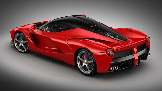 Create high details ferrari car model, concept car, 3d car model for 3d ...