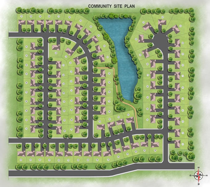 Render plat map,site plan,campground map subdivision design by Jami ...