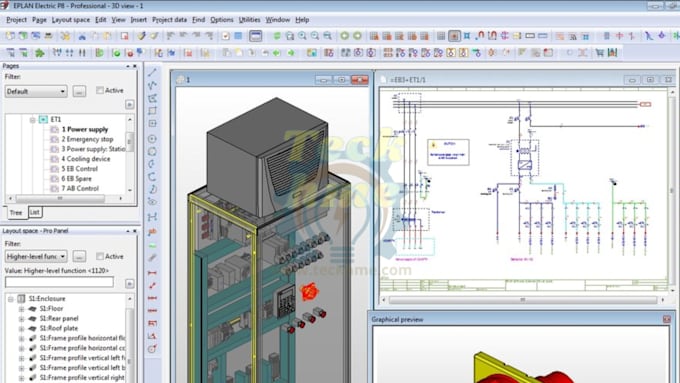 Do plc and hmi programming with siemens, electrical schematic with eplan p8 2022 by Ithalia330 ...