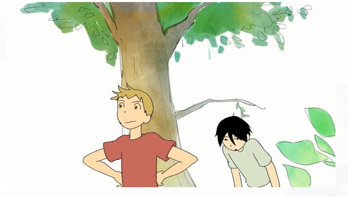 Traditional 2d character animation, 2d cartoon hand draw, pencil disney ...