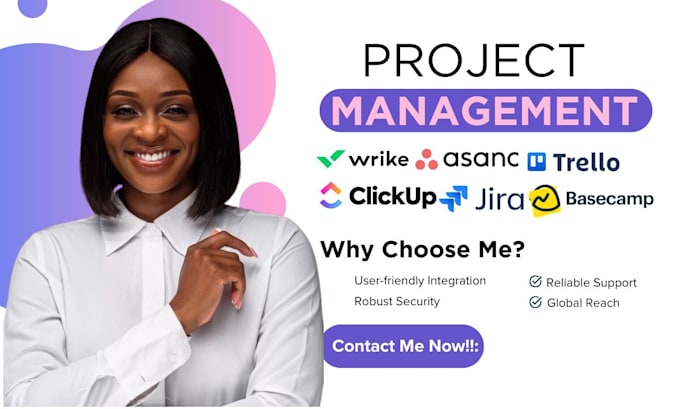 Setup wrike asana clickup smartsheet notion trello airtable jira zoho basecamp by Ibkmosesibk ...